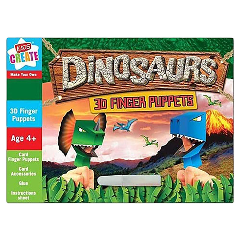 Order Kids Create - Dinosaurs-3D Card Finger Puppets Now! | Jomla.ae