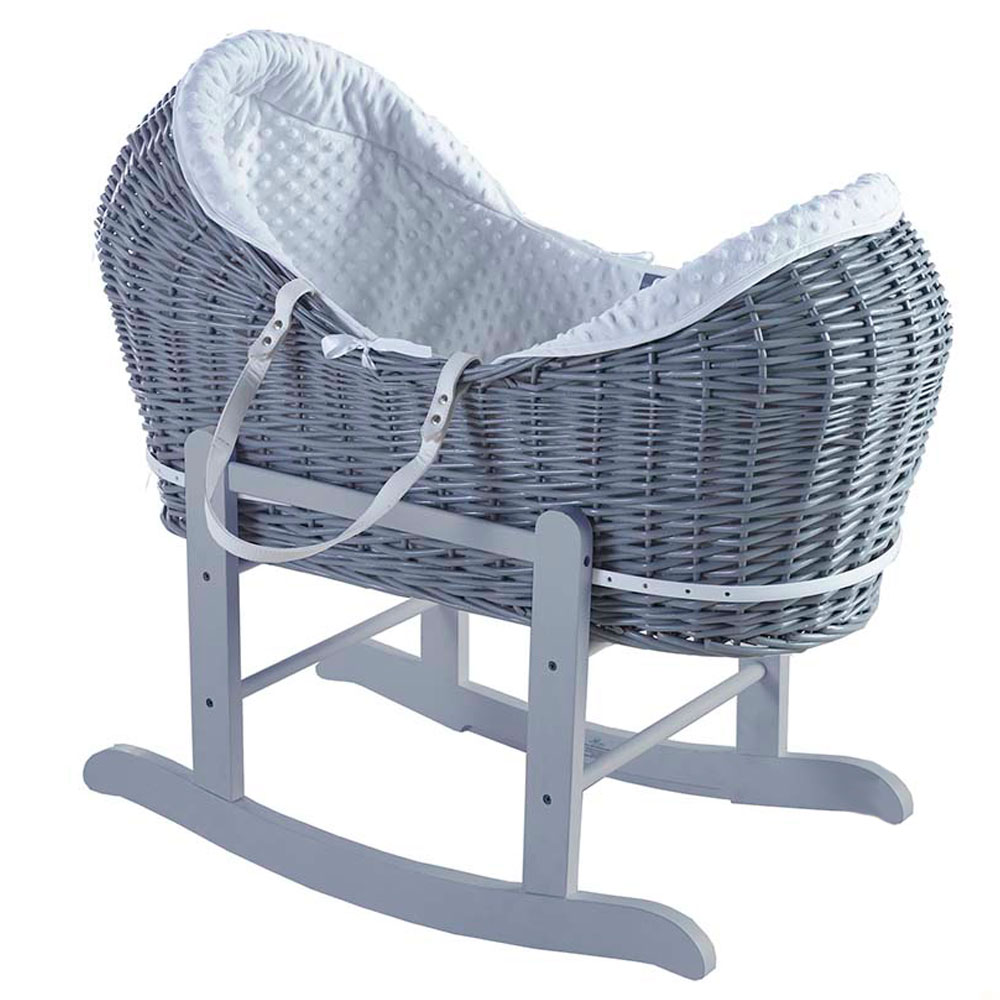 Order Kinder Valley - Dimple Pod Moses Basket W/ Stand - Grey Now ...