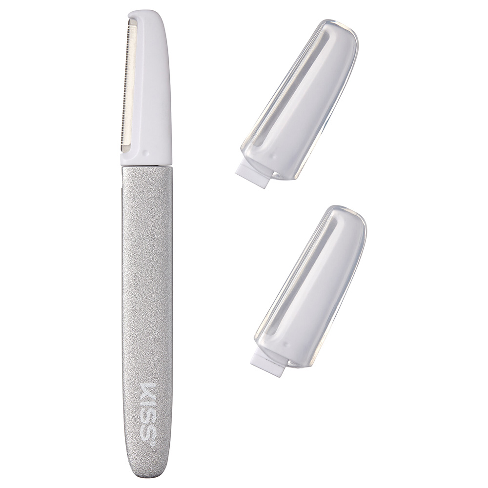 Order Kiss - Silky Edge Facial Hair Dermaplaner & Brow Shaper W/ 2 ...