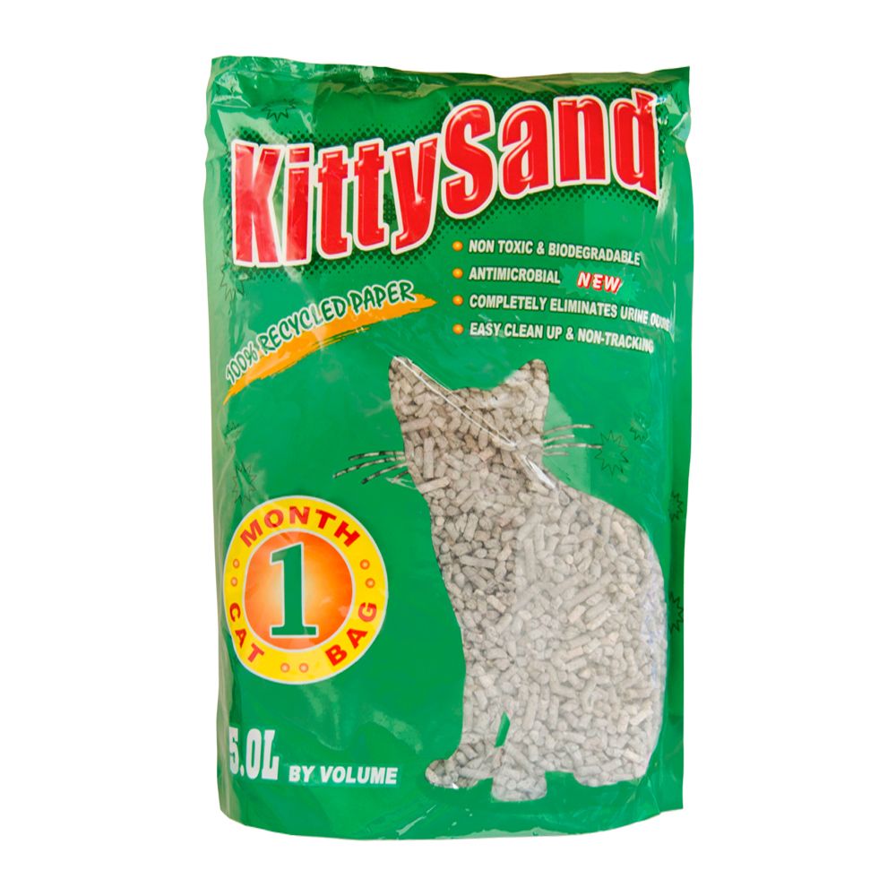 Order Kitty Sand Recycled Paper Cat Litter 5 L Now! | Jomla.ae