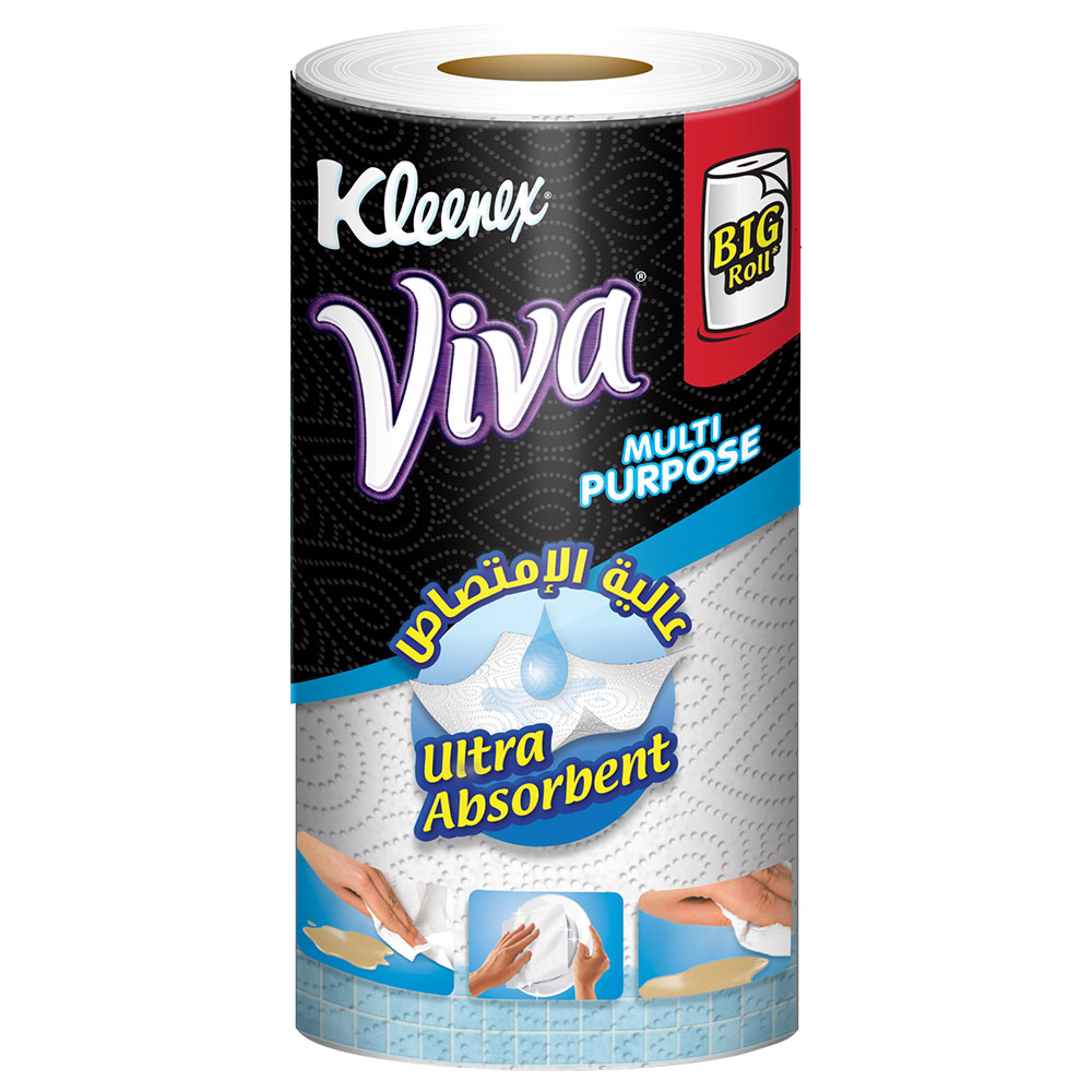 Order Kleenex Viva Multi Purpose Household Tissue 1 Roll 90 Sheets Now ...