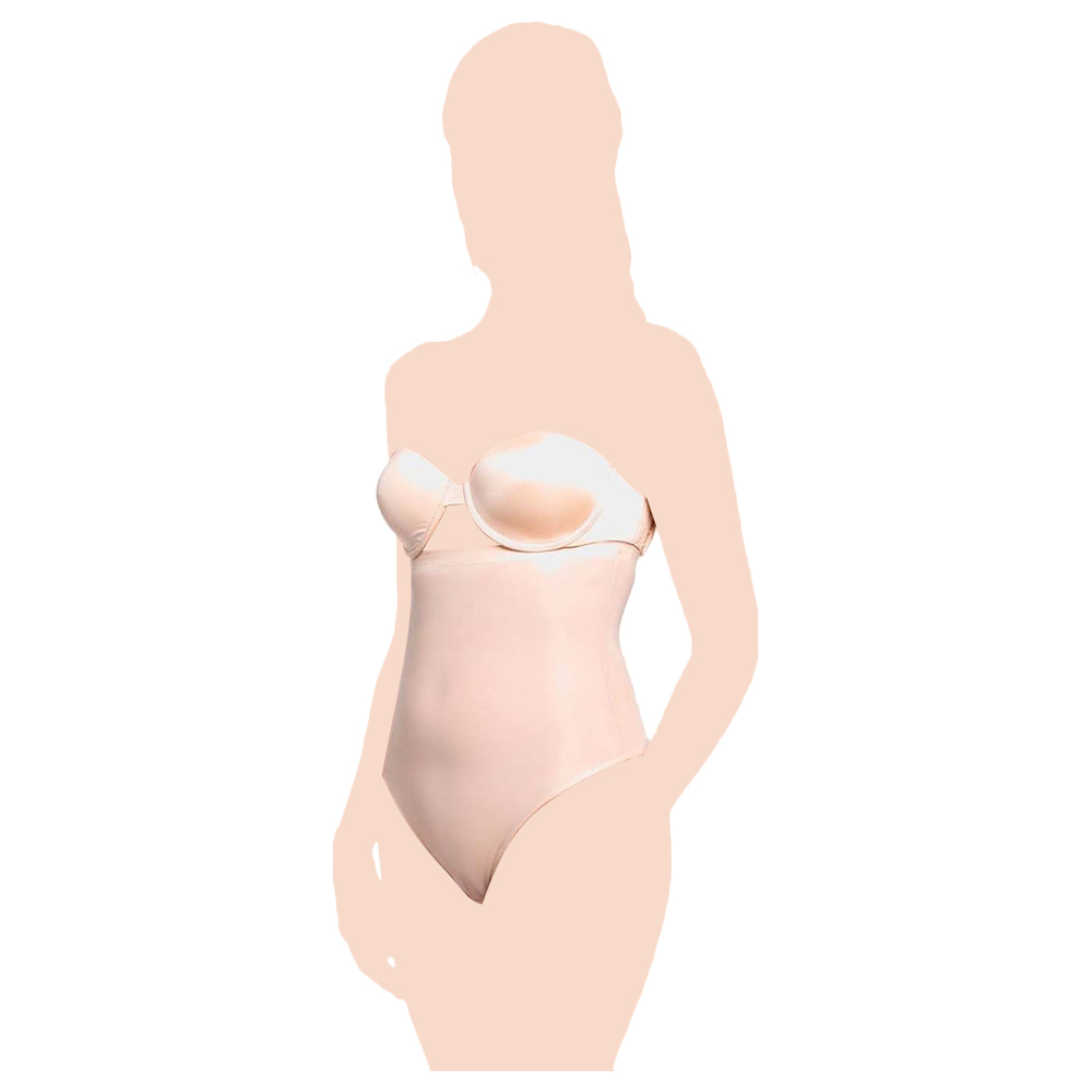 Order Klynn - Magic Body Fashion - Hi Waist Thong - Latte Now! | Jomla.ae