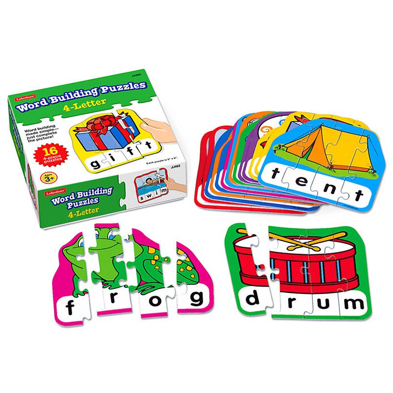 Order Lakeshore - Word Building Puzzles - 4-Letter Words Now! | Jomla.ae