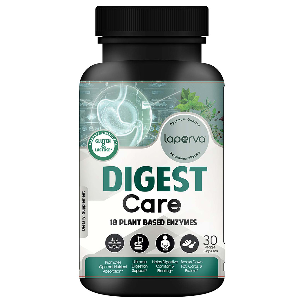 Order Laperva - Digest Care 18 Plant Based Enzymes Capsules - 30pc Now ...