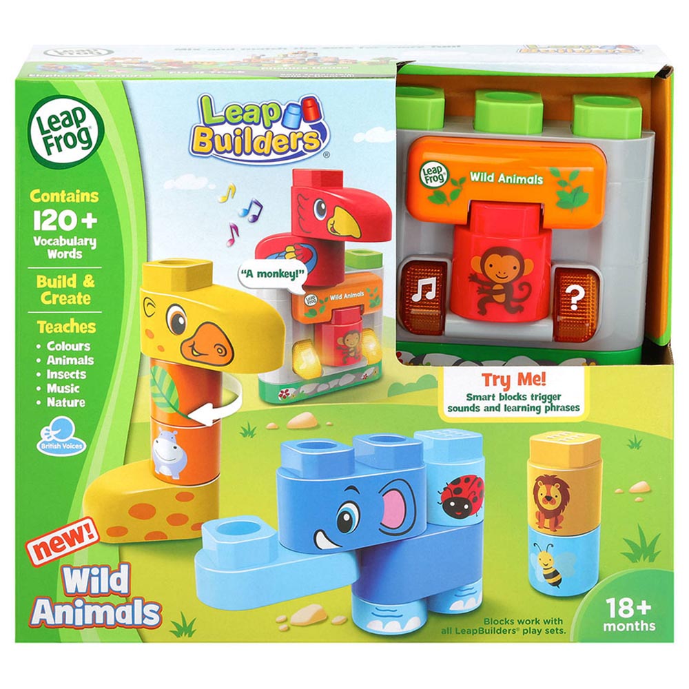 Order Leapfrog - Block Play - Wild Animal 16Pcs Now! | Jomla.ae
