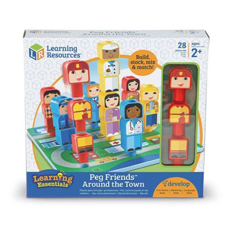 Order Learning Resources - Peg Friends Around the Town Now! | Jomla.ae