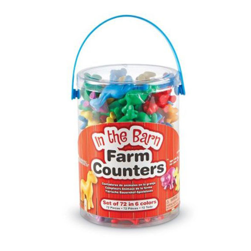 Order Learning Resources - The Barn Farm Counters Set of 72 Now! | Jomla.ae