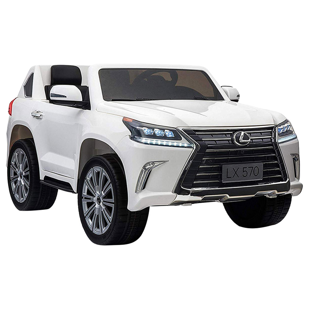 Order Lexus - 12V Electric Lx570 Ride On Car - White Now! | Jomla.ae