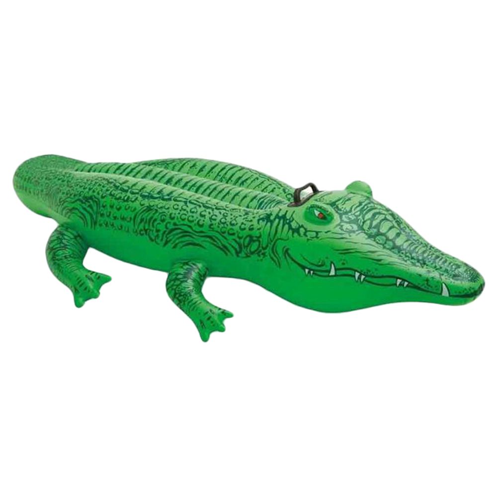 Order Lil Gator Ride On - Inflatable Pool Float - Green Now! | Jomla.ae