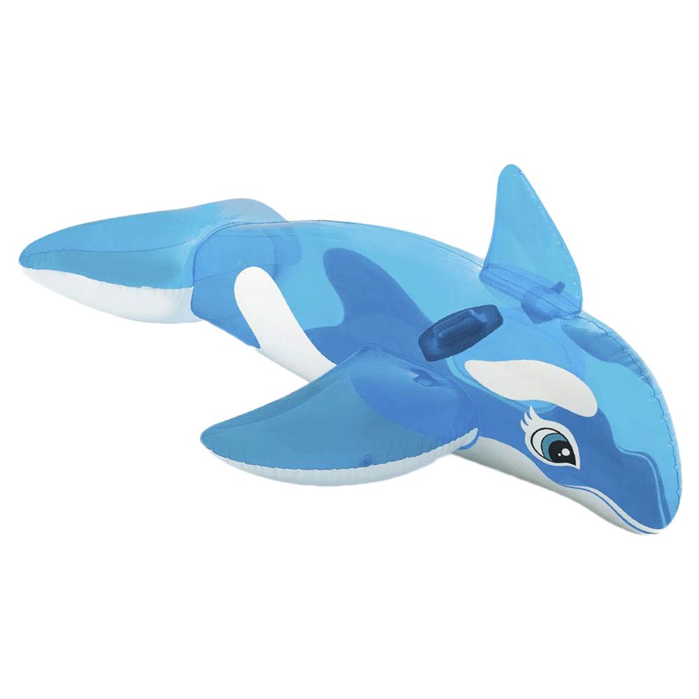 Order Lil Whale Ride On - Inflatable Pool Float - Blue Now! | Jomla.ae