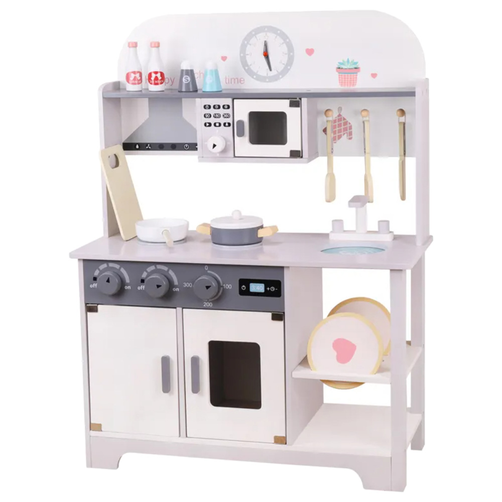 Order Little Angel - Wooden Kids Kitchen Play Toy Set - White Now ...