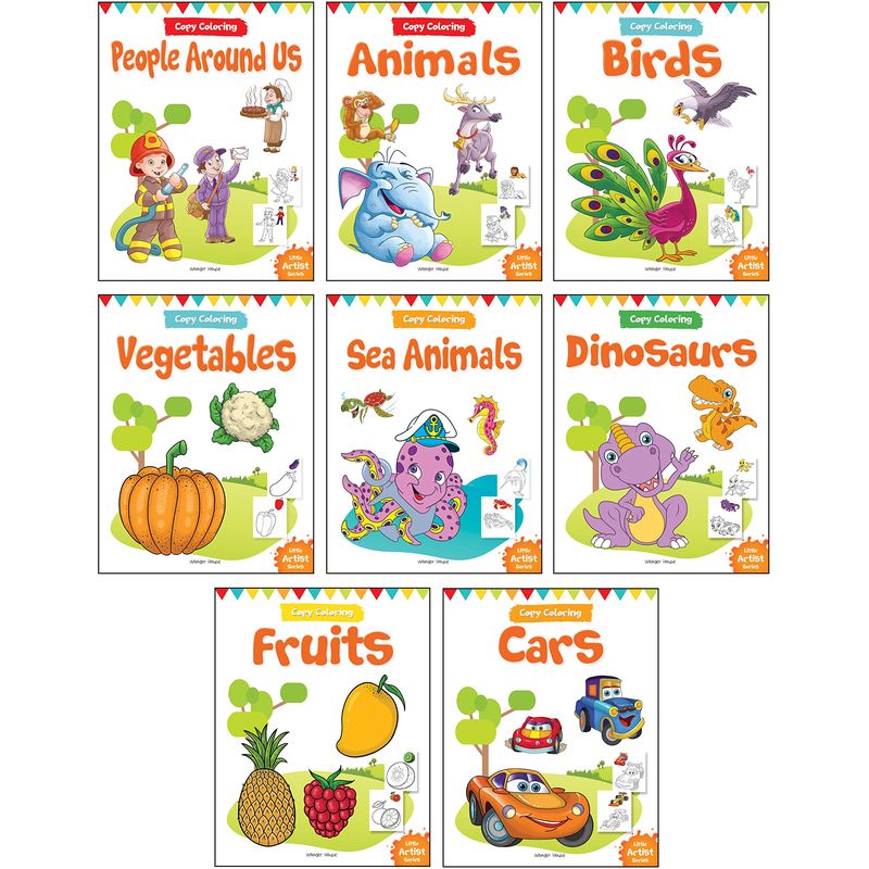 Order Little Artist Copy Colouring Boxset : Pack Of 8 Books Now! | Jomla.ae