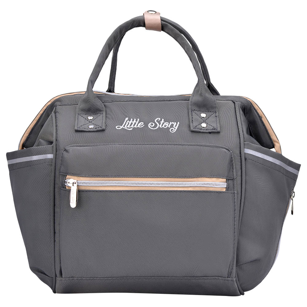 Order Little Story Ace Diaper Bag - Grey Now! | Jomla.ae