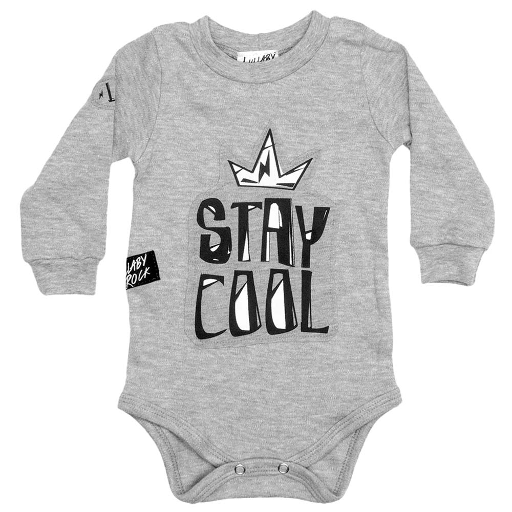 Order Lullaby Rock - Stay Cool Bodysuit - Grey Now! | Jomla.ae