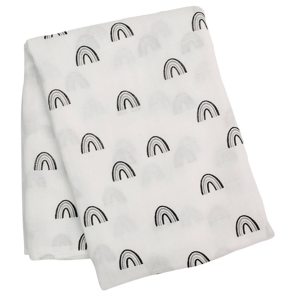 Order Lulujo - Bamboo Swaddle - Black Rainbow Now! | Jomla.ae
