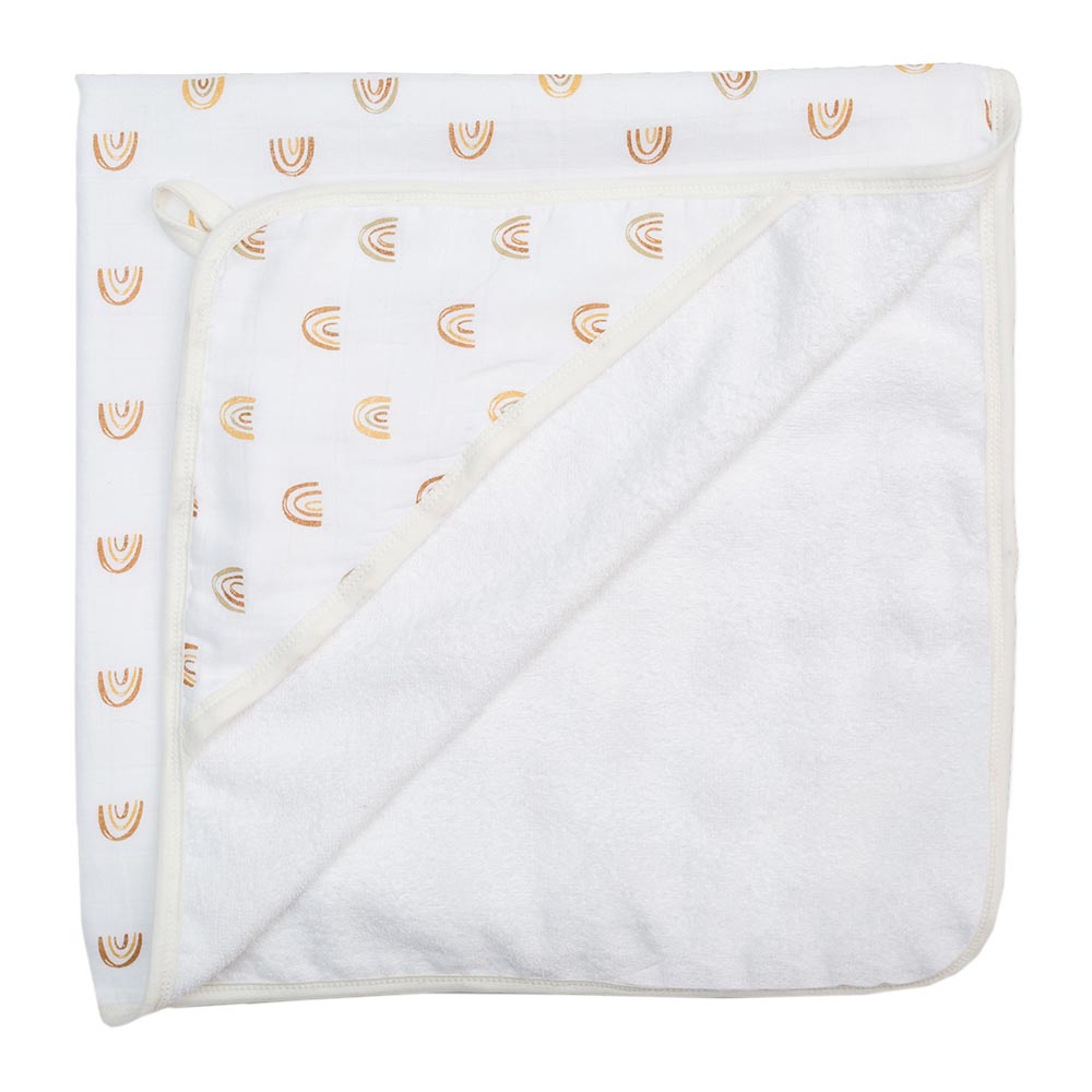Order Lulujo - Hooded Towel - Boho Rainbow Now! | Jomla.ae