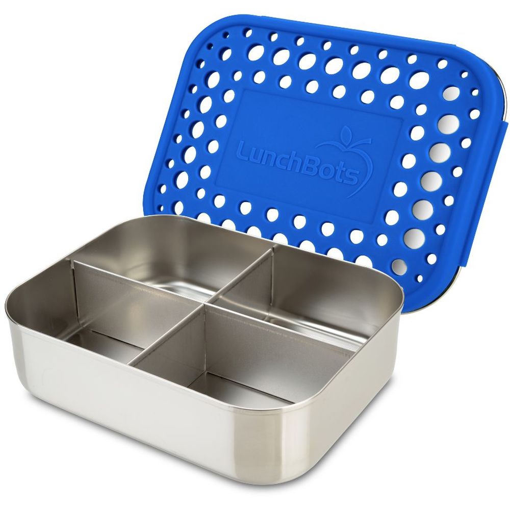 Order Lunchbots - Quad Bento Lunchbox - 600ml - Blue Now! | Jomla.ae