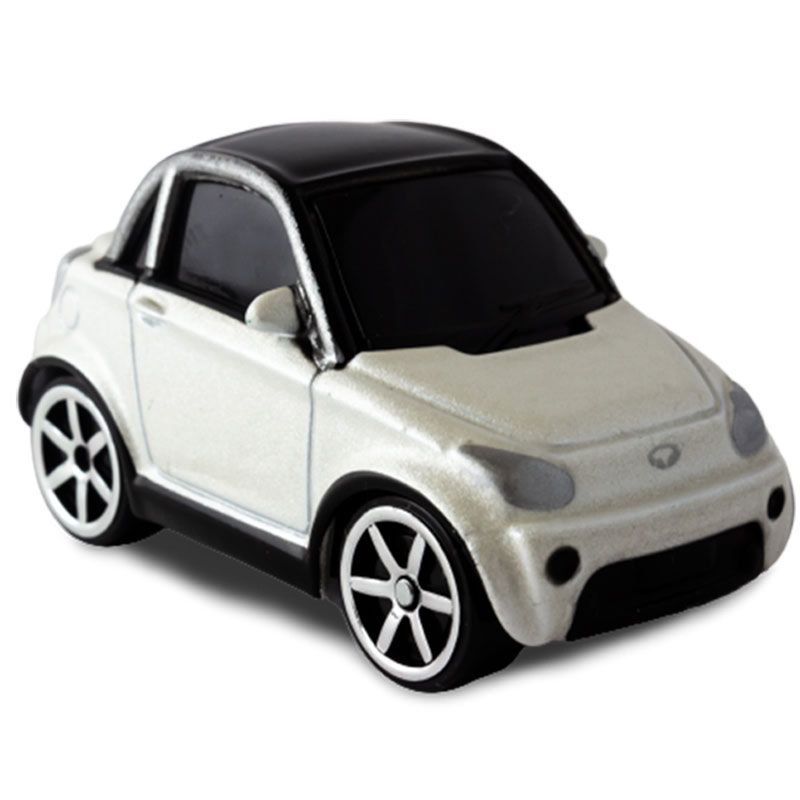 Maisto - 3" Vehicle Mini Cooper Car - Black & Milky White | Jomla.ae