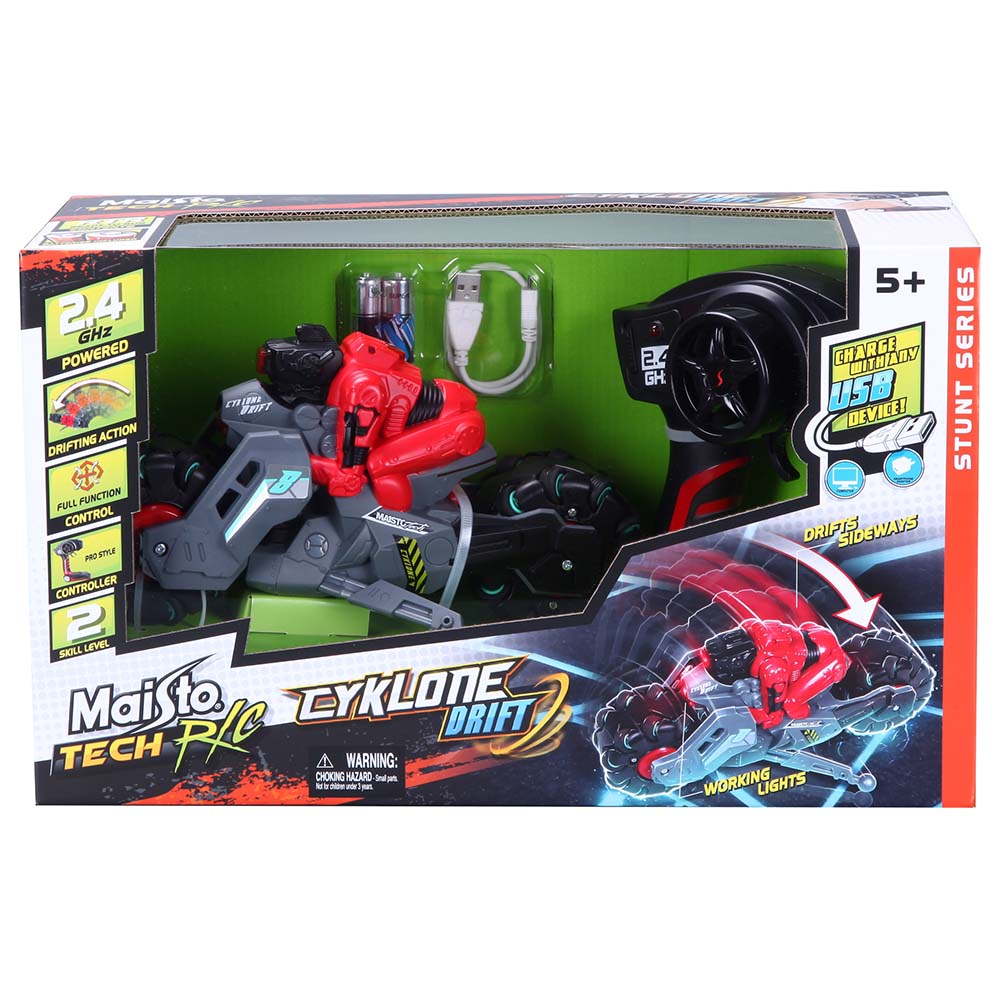 Order Maisto Tech - R/C Cyklone Drift - Red Now! | Jomla.ae