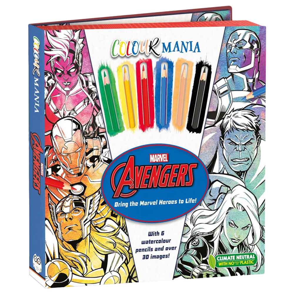 Order Marvel Avengers: Colouring Book And Pencil Set Now! | Jomla.ae