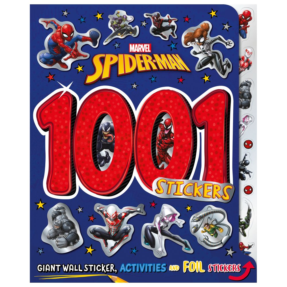 Order Marvel Spider-Man: 1001 Stickers Book Now! | Jomla.ae