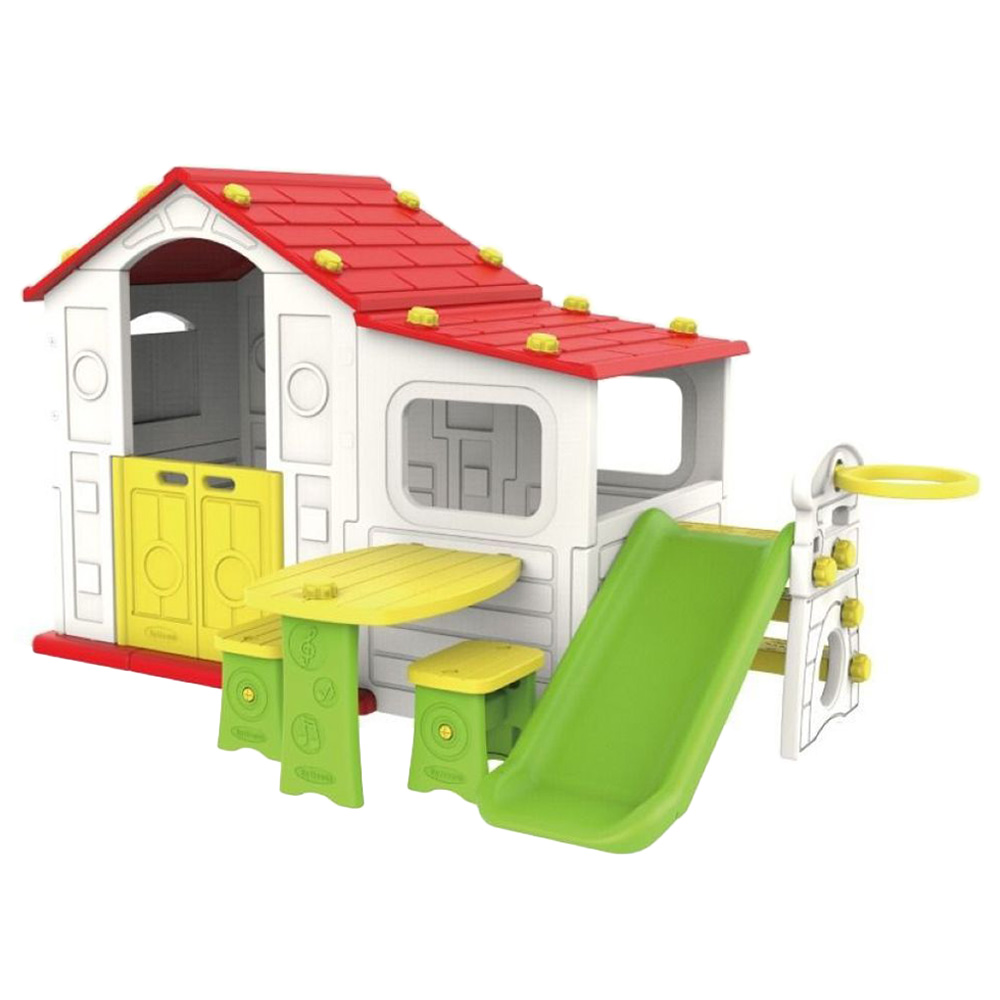 Order Megastar - Double Fun Sunshine Playhouse w/ Shed & 3 Play ...
