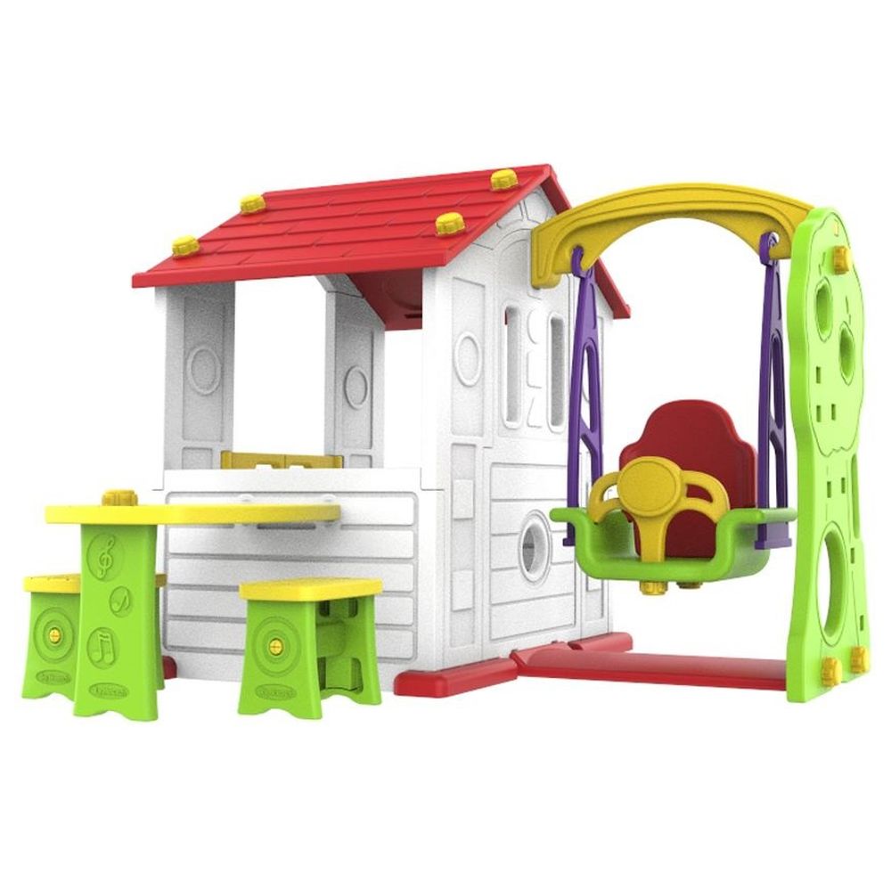 Order Megastar - Sun N Shine Playhouse W/ Swing, Picnic Table & Chairs ...