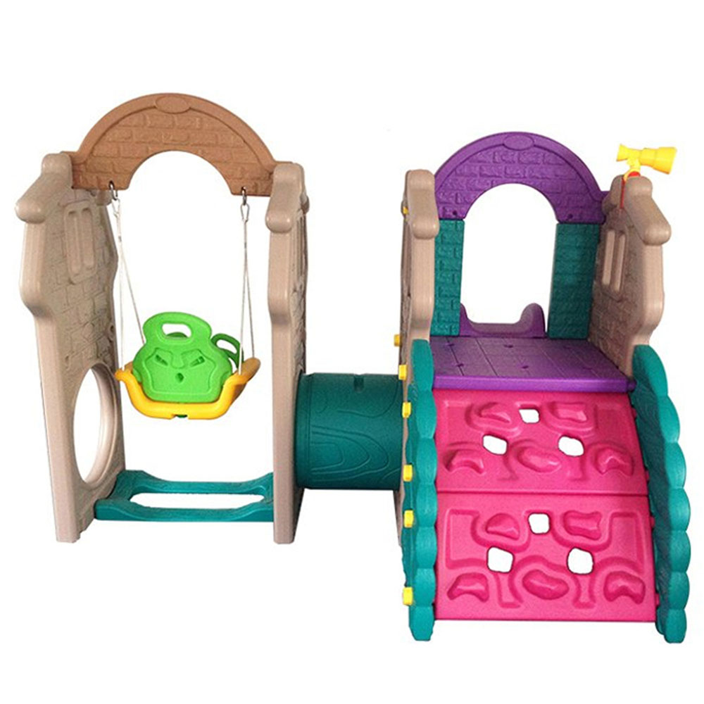 Order Megastar - Tunnel Playhouse + Swing, Slide & Climber Wall ...