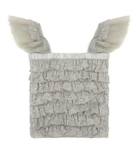 Order Metal Lace Fru Fru Top Now! | Jomla.ae