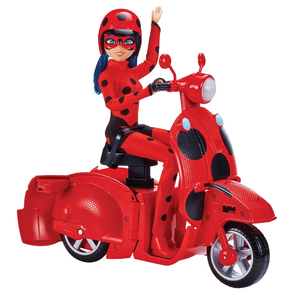 Miraculous - Ladybug Switch N Go Scooter w/ Doll | Jomla.ae