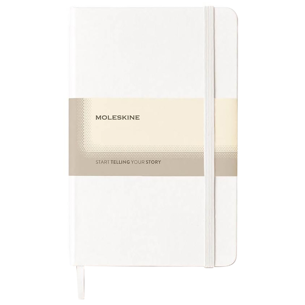 Order Moleskine - Classic Large Ruled Hard Cover Notebook - White Now ...