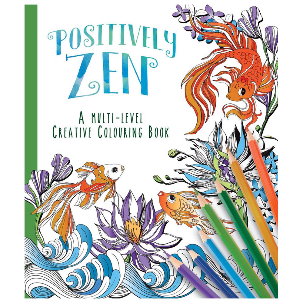 Order Multi level Positively Zen Colouring Book Now! | Jomla.ae