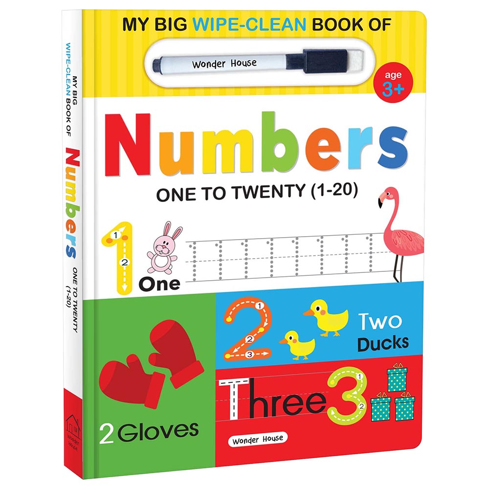 Order My Big Wipe & Clean Book Of Numbers Now! | Jomla.ae