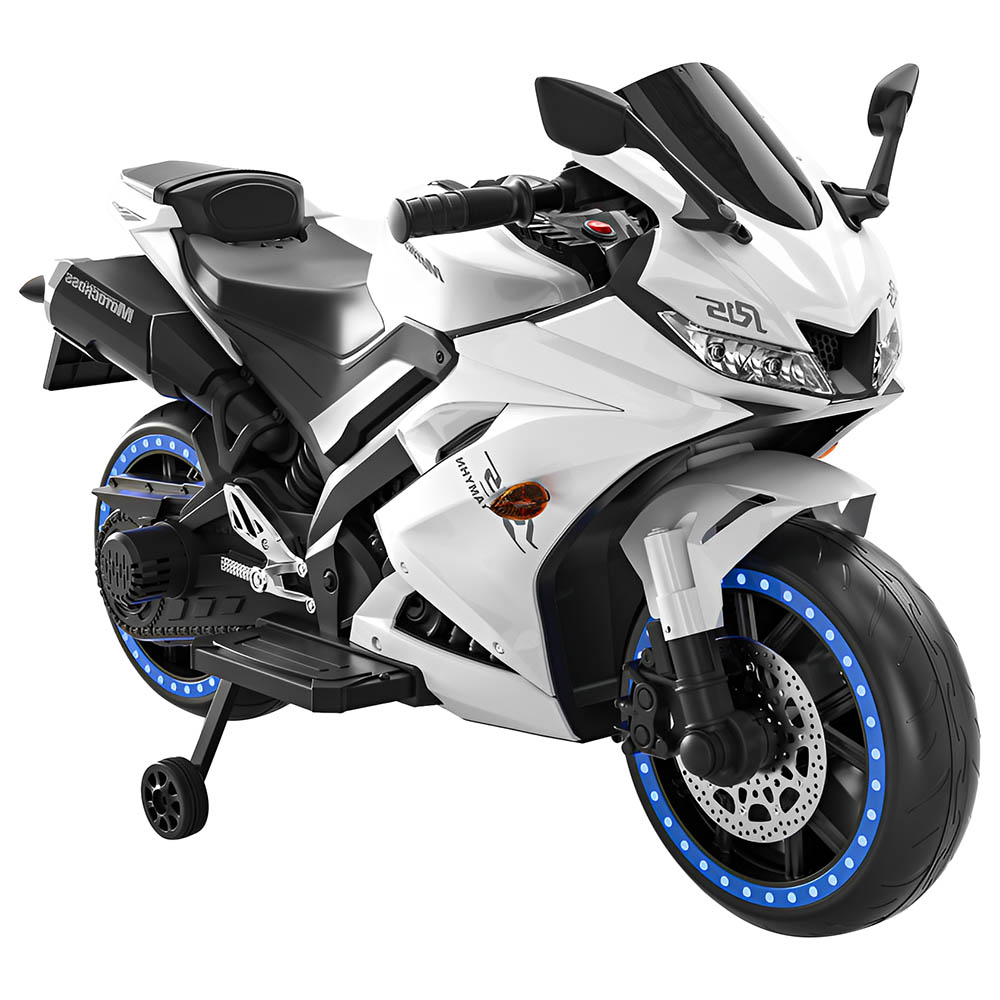 Myts - Kids R15 Ride-on Sports Bike 12V - White | Jomla.ae