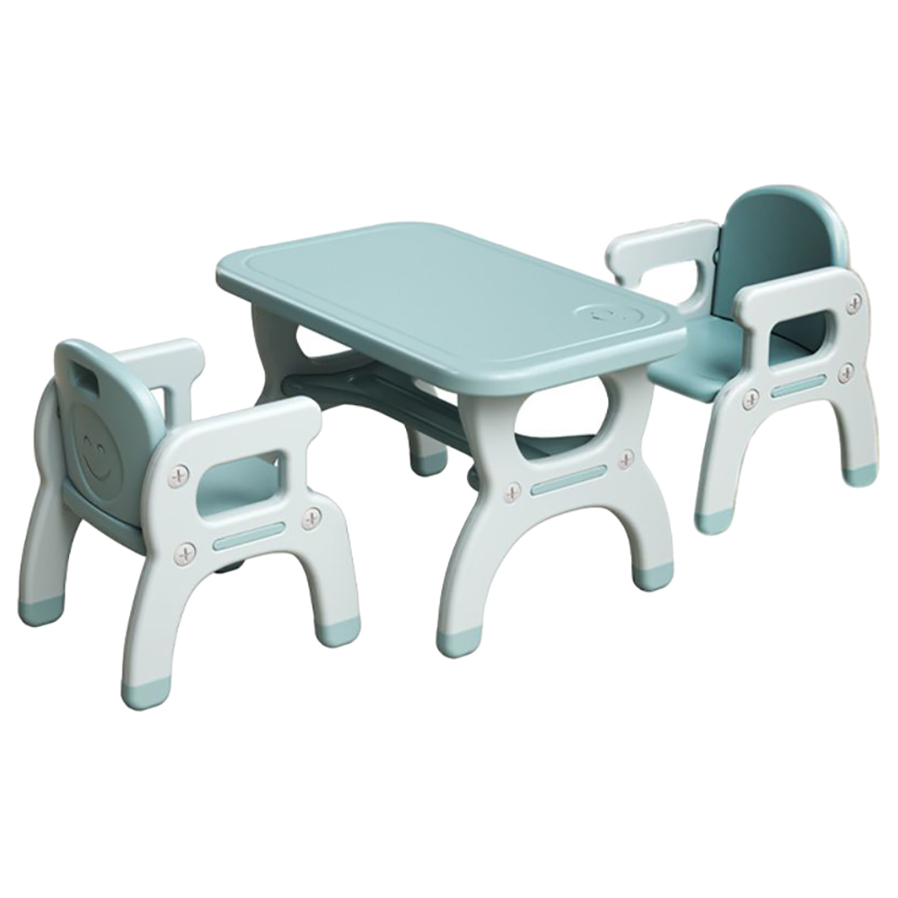 Order Myts - Kids Table With 2 Chairs - Blue Now! | Jomla.ae