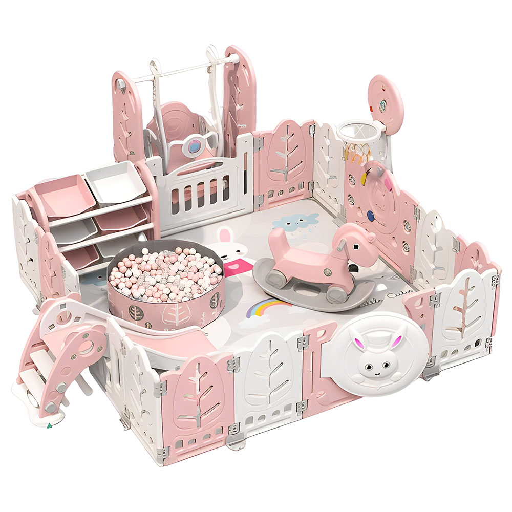 Order Myts - Playpen With Multifunctional Activity - Pink Now! | Jomla.ae