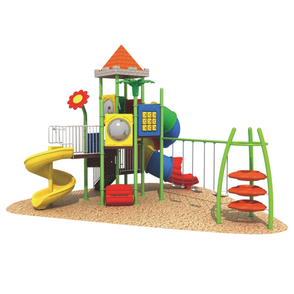 Order Myts - Tube Curved Slide And 3 Swing With Climber For Kids Now ...