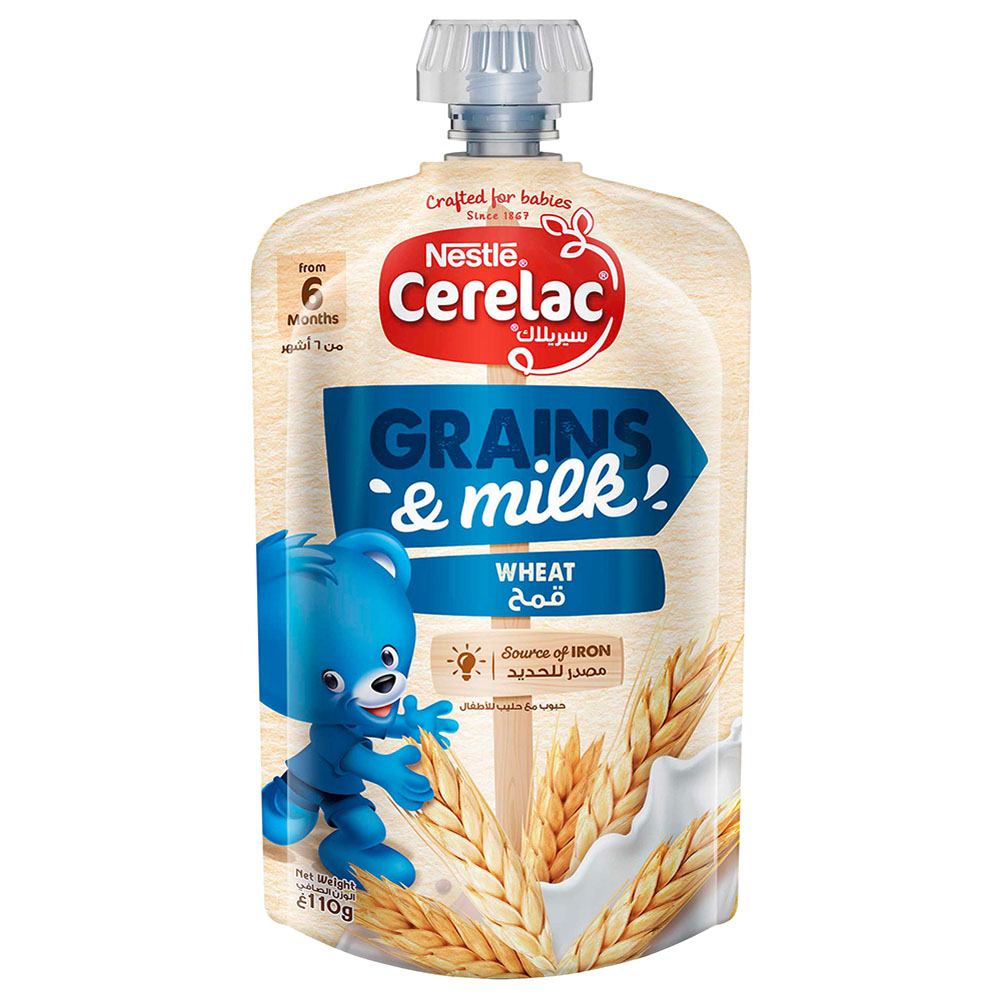 Order Nestle - Cerelac Grains & Milk Wheat 110G Now! | Jomla.ae