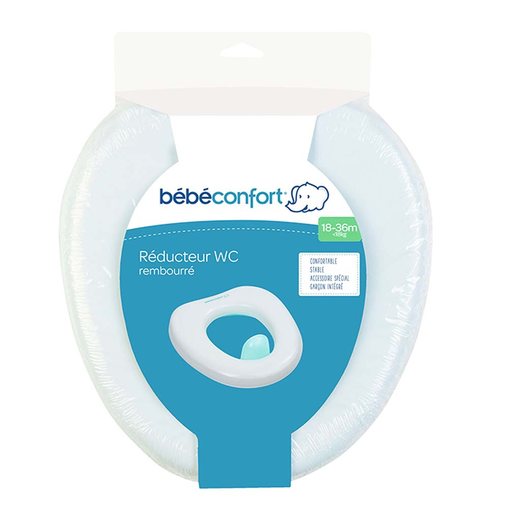 Padded Toilet Trainer Seat with Deflector - Blue | Jomla.ae