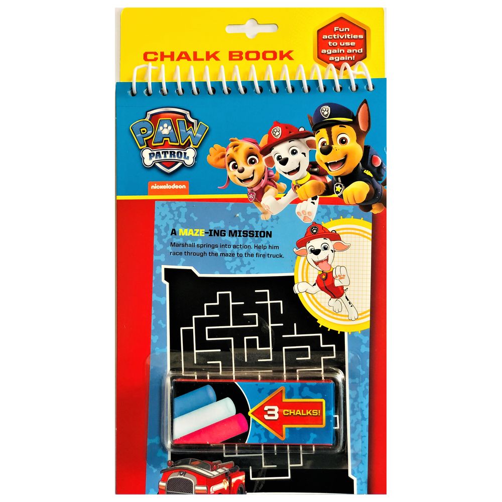 Paw Petrol Chalk Book | Jomla.ae