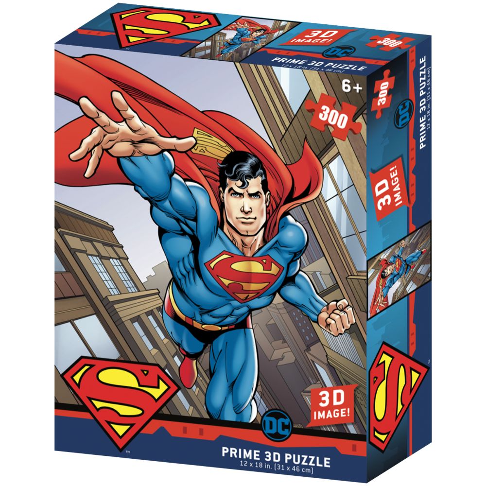 Prime 3D Puzzles - DC Comics - Superman 300pcs Puzzle | Jomla.ae