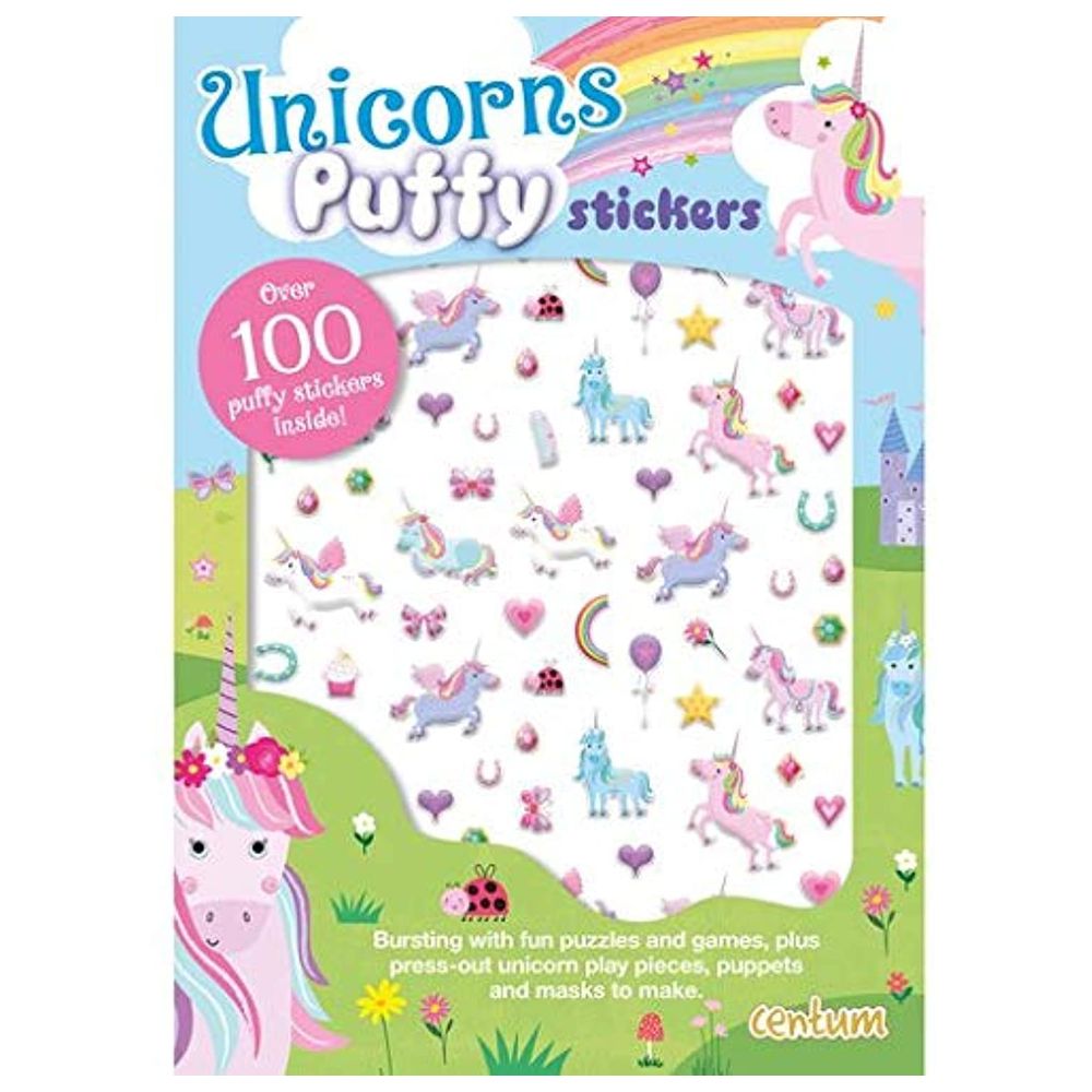 Order Puffy Sticker Book Unicorns Now! | Jomla.ae