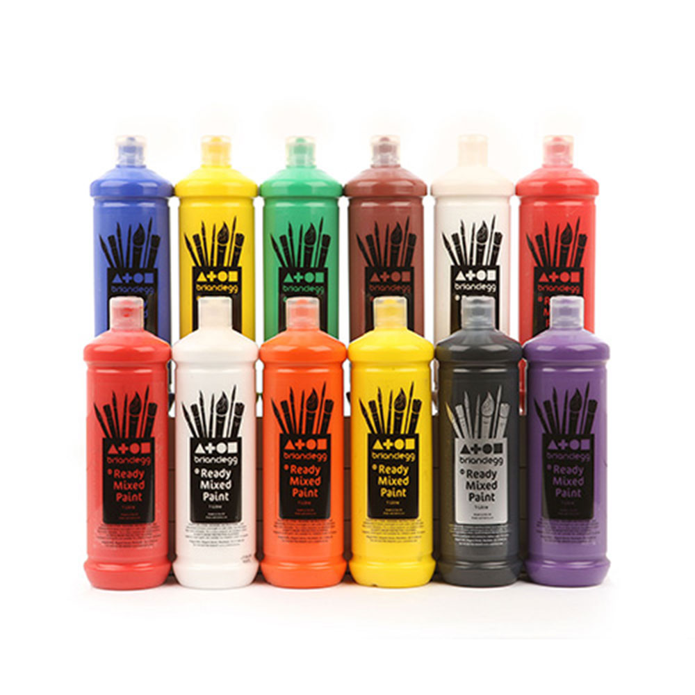 Ready Mixed Paint Standard colors 12x1 L Bottles | Jomla.ae