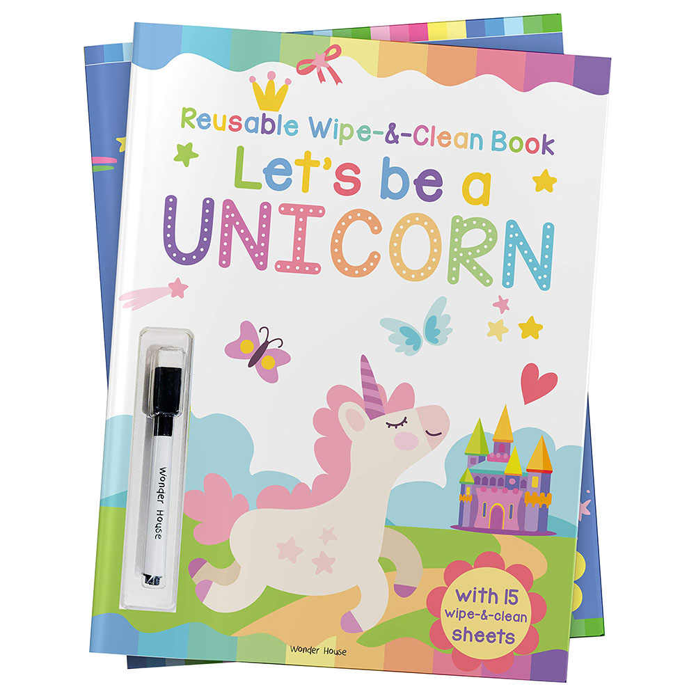 Reusable Wipe & Clean: Let's Be A Unicorn | Jomla.ae