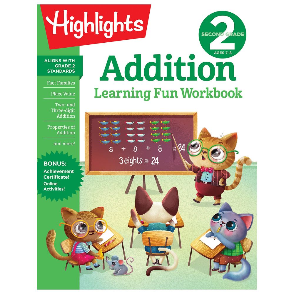 Order Second Grade Addition Learning Fun Workbook Now! | Jomla.ae