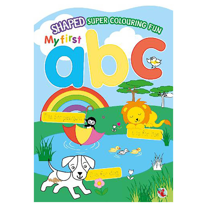 Shaped Super Colouring Fun: My First Abc | Jomla.ae