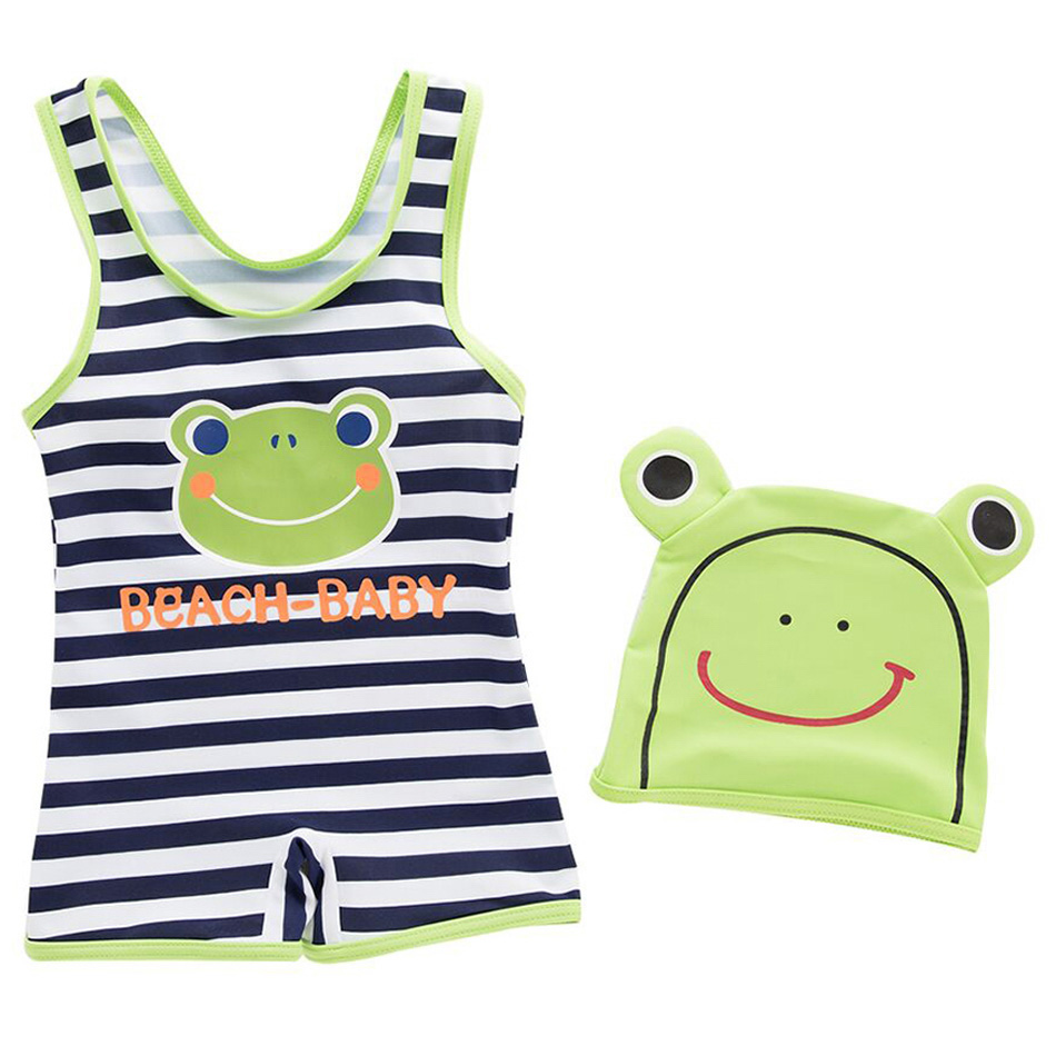 Order Super Cute - Frog-Themed 1-pc Wetsuit + Swimcap Now! | Jomla.ae
