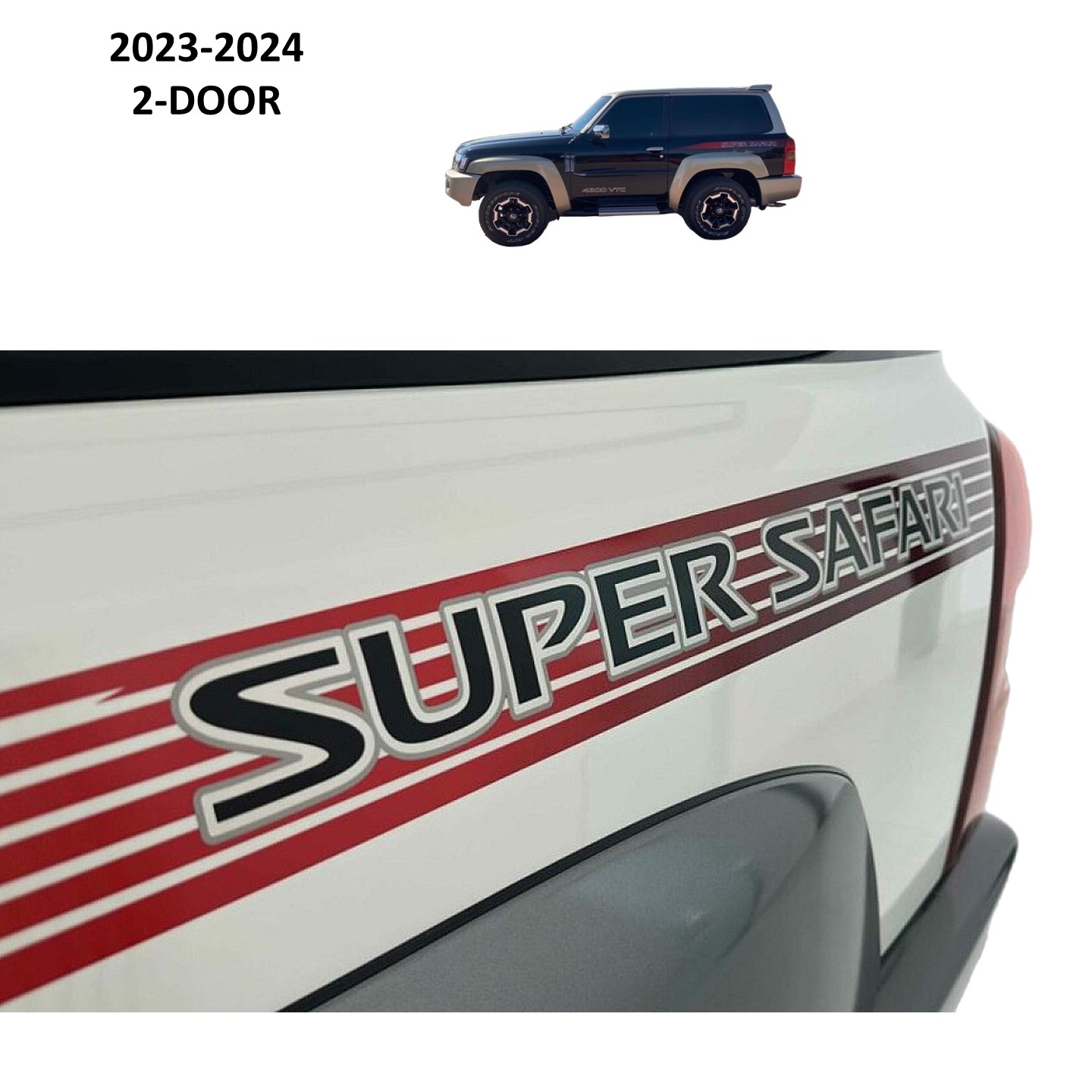 Order Super Safari SWB 2023 2024 Side Stripe - Nissan Patrol Y61 VTC GU ...