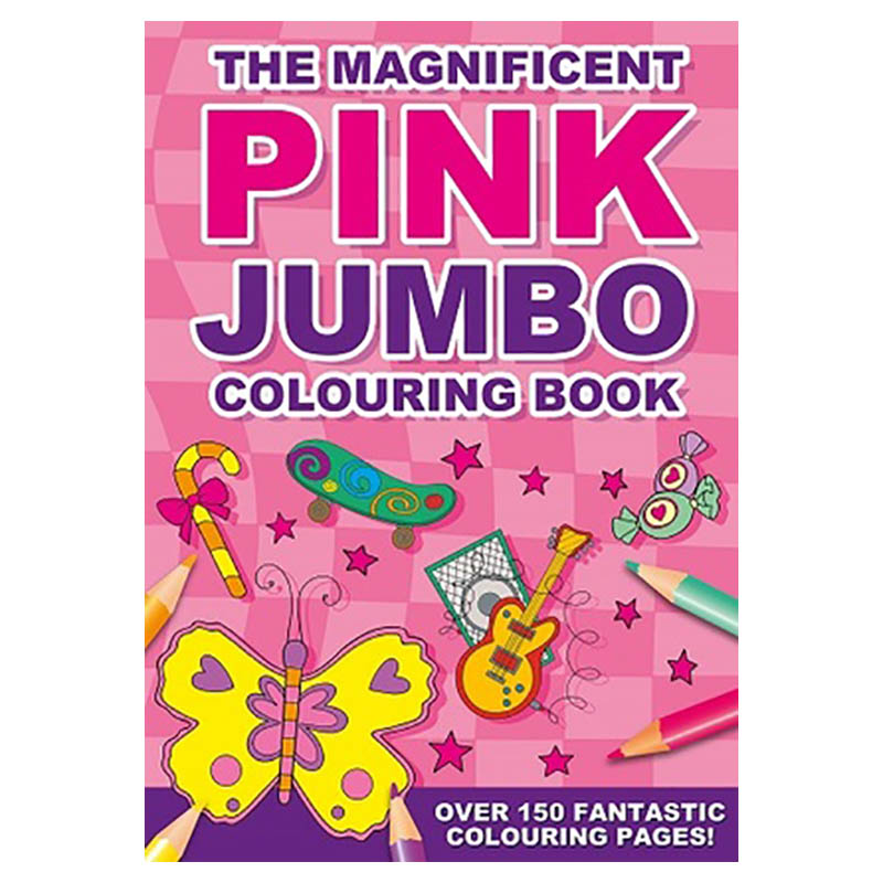 Order The Magnificent Pink Jumbo Colouring Book Now! | Jomla.ae