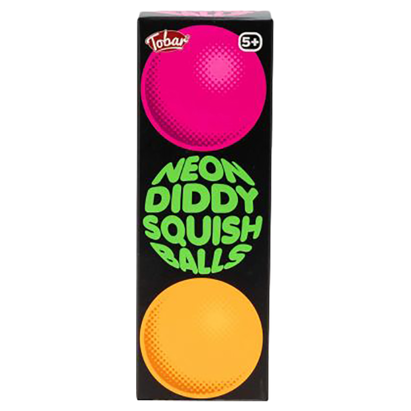 Order Tobar - Neon Diddy Squish Balls - Pack of 3 Now! | Jomla.ae